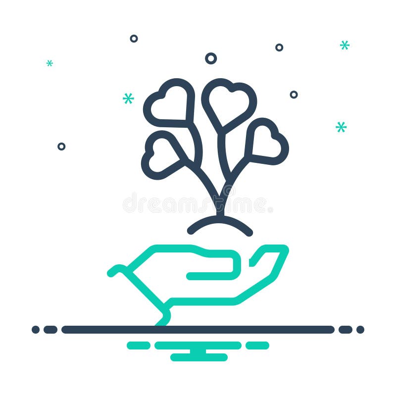 Mix Icon for Lives, Save and Survive Stock Illustration - Illustration ...