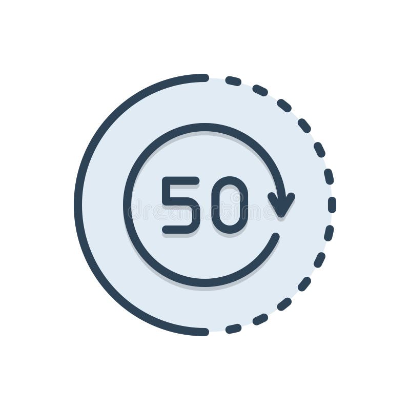 Color Illustration Icon for Load, Circle and Percent Stock Vector ...