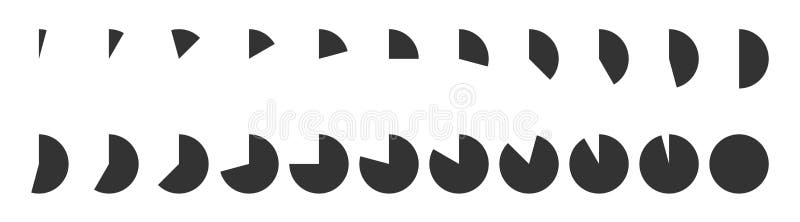 Icon Loading Animation. GUI Preloader Stock Vector - Illustration of ...