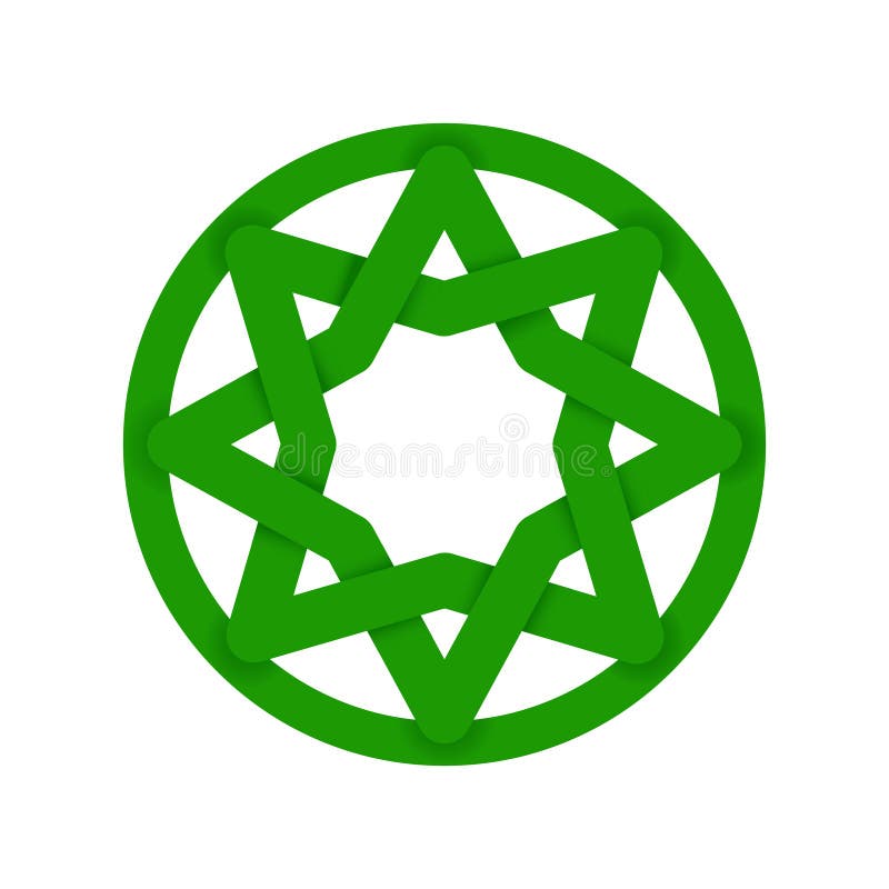 Icon or Logo in the Form of an Interwoven Element of Oriental Ornament ...