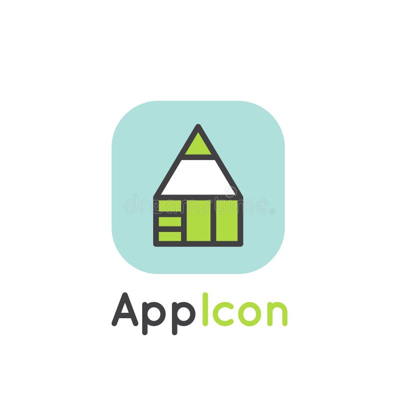 Icon Logo for Mobile or Laptop Application Stock Illustration ...