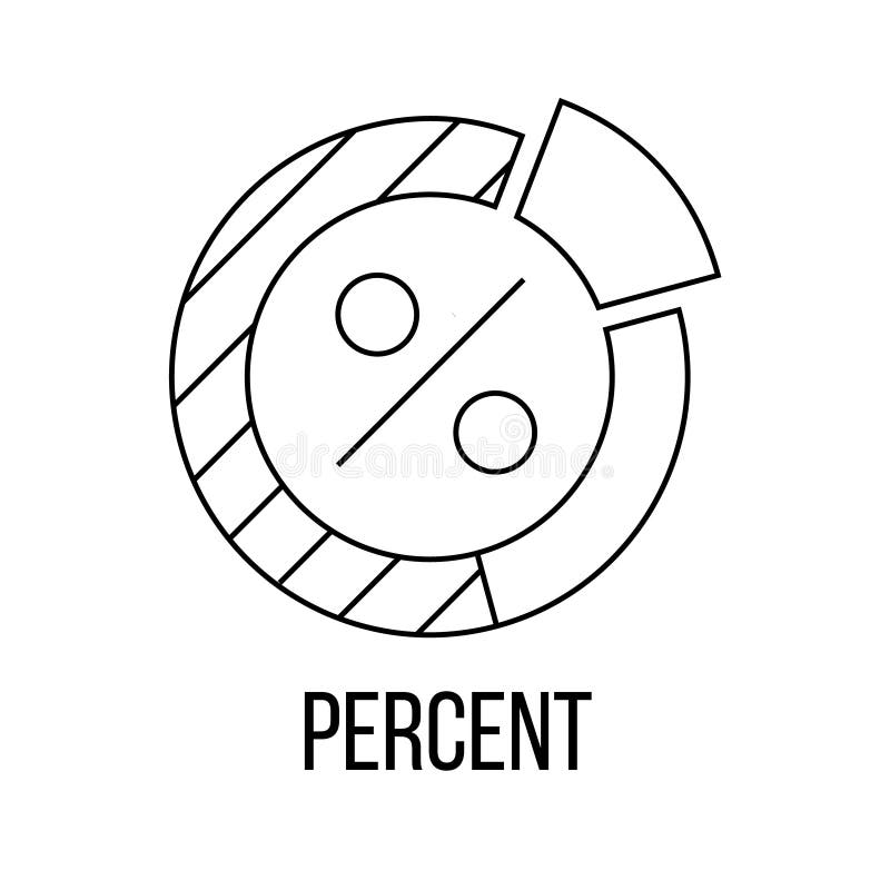 Icon or Logo in Modern Line Style Stock Vector - Illustration of ...