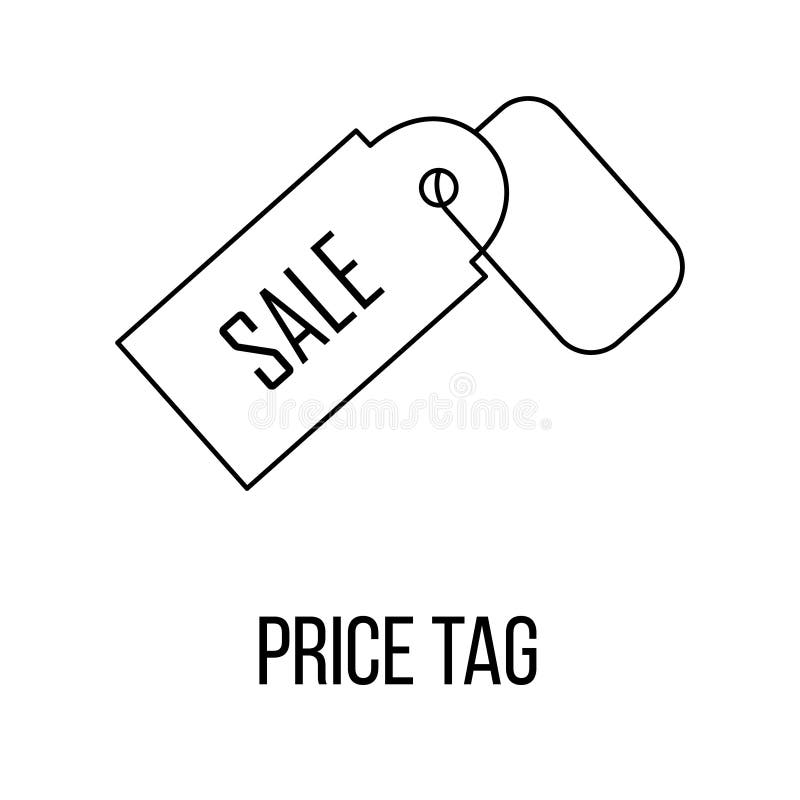 Icon or Logo in Modern Line Style Stock Vector - Illustration of ...