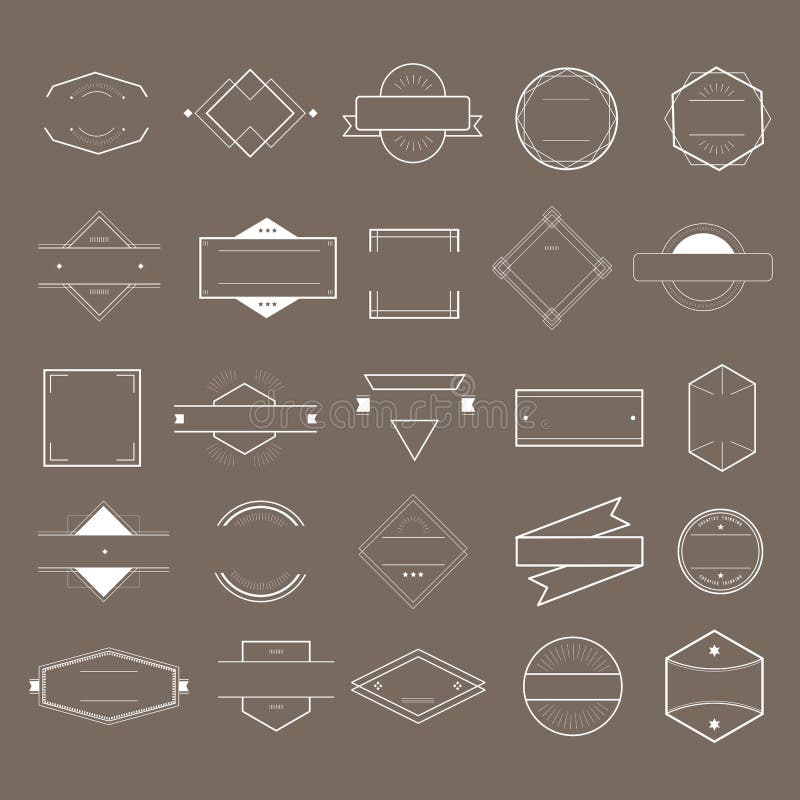 Icon Logo Set Vector Collection Concept Stock Vector - Illustration of ...