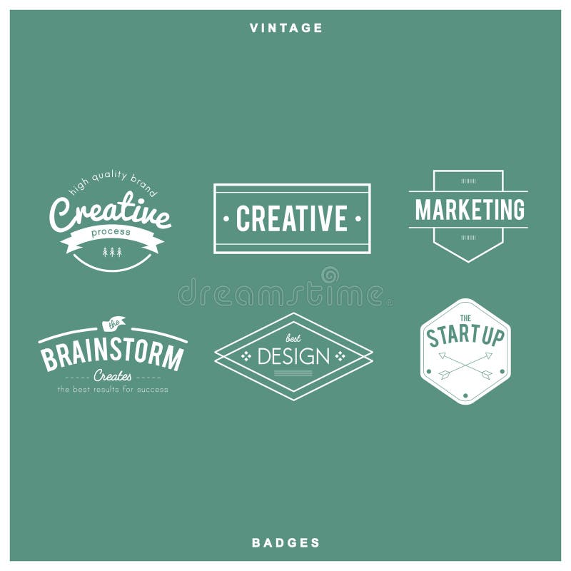 Icon Logo Set Vector Collection Concept Stock Vector - Illustration of ...