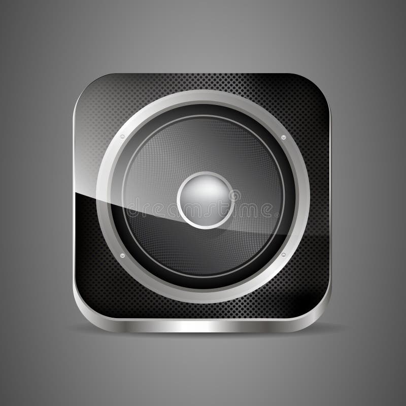 Icon Loudspeaker Vector. Audio Loud Speaker Stock Vector - Illustration ...