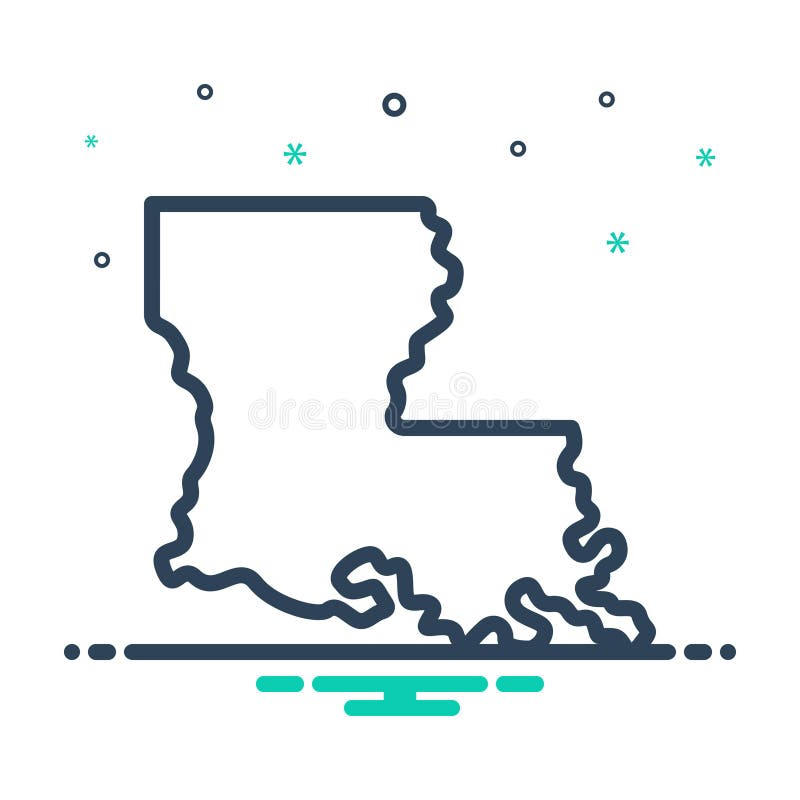 Mix Icon for Louisiana, Map and Country Stock Vector - Illustration of ... Mix Icon for Louisiana, Map and Country Stock Vector - Illustration of ...
