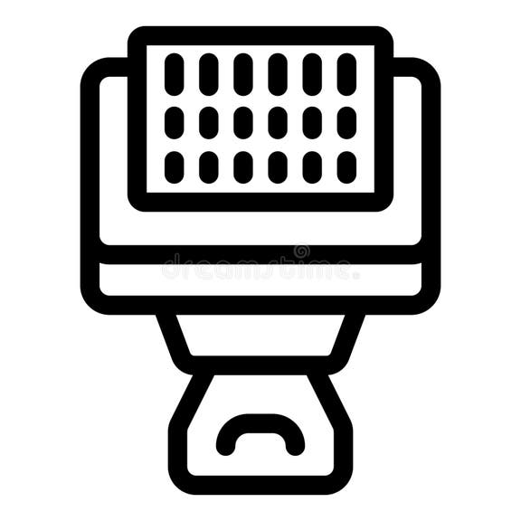 Icon Of A Machine Learning Algorithm Processing Data Stock Vector Illustration Of Pattern