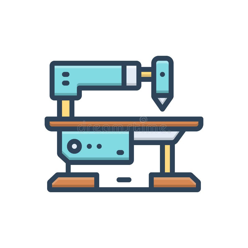 Stitching Machines Stock Illustrations – 279 Stitching Machines Stock ...
