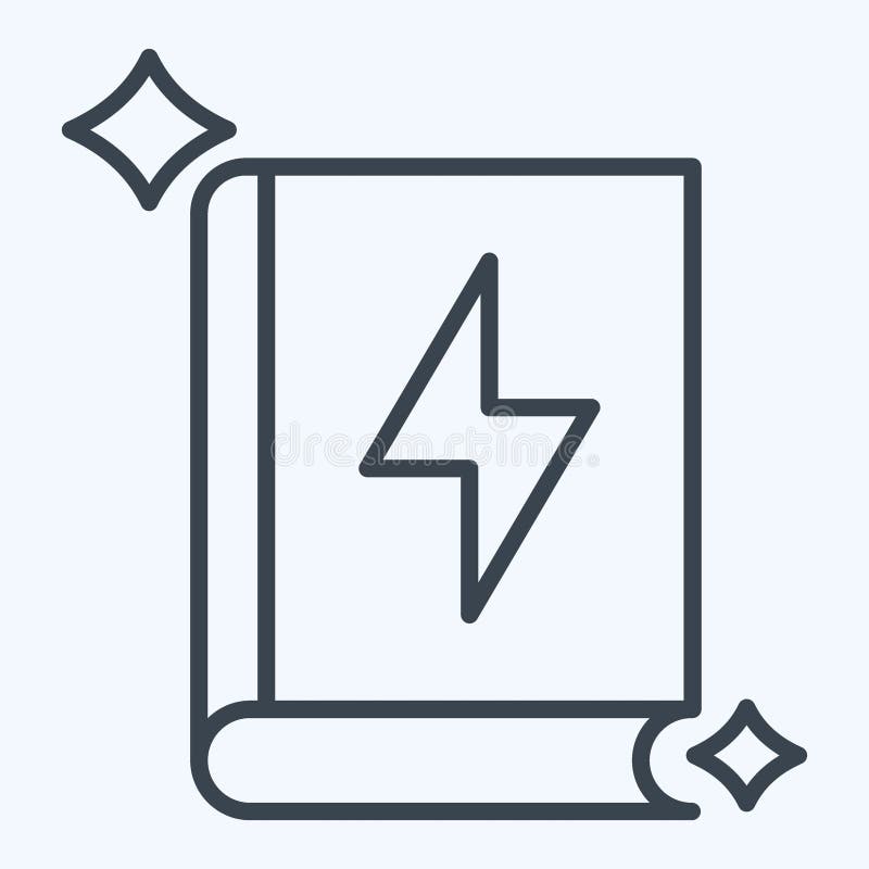 Icon Magic Book. Related To Magic Symbol. Line Style. Simple Design ...