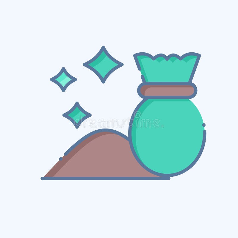 Icon Magic Dust. Related To Magic Symbol. Doodle Style. Simple Design ...