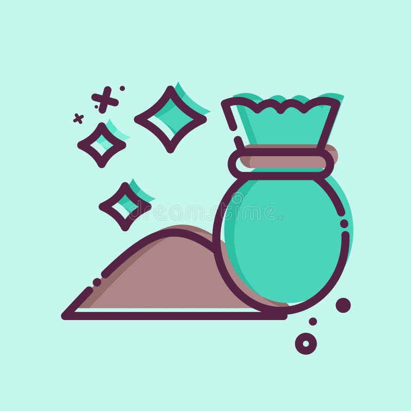Icon Magic Dust. Related To Magic Symbol. MBE Style. Simple Design ...