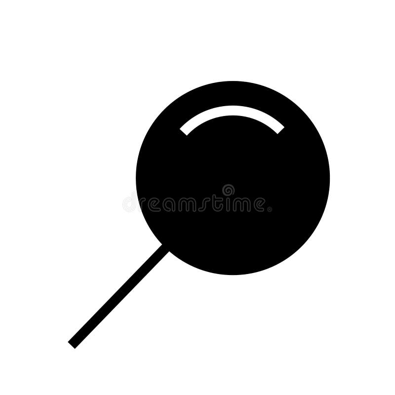 Glass Symbol Line Icon, Vector Illustration Stock Vector - Illustration ...