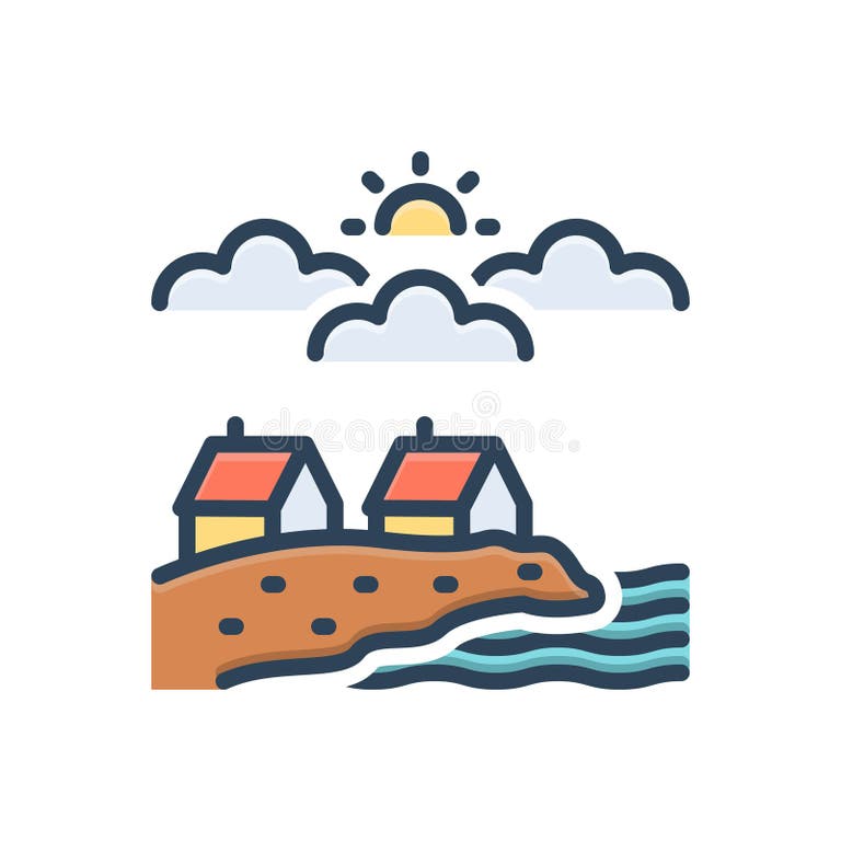 Color Illustration Icon for Mainly, Mostly and Convergehouse Stock ...