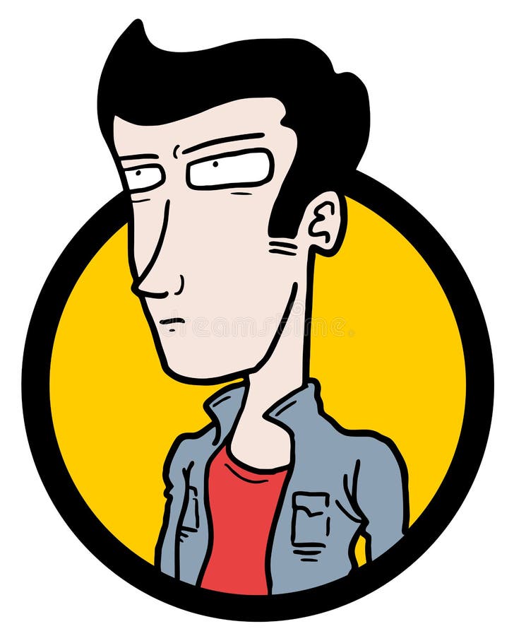 Icon man stock vector. Illustration of button, sticker - 29372004