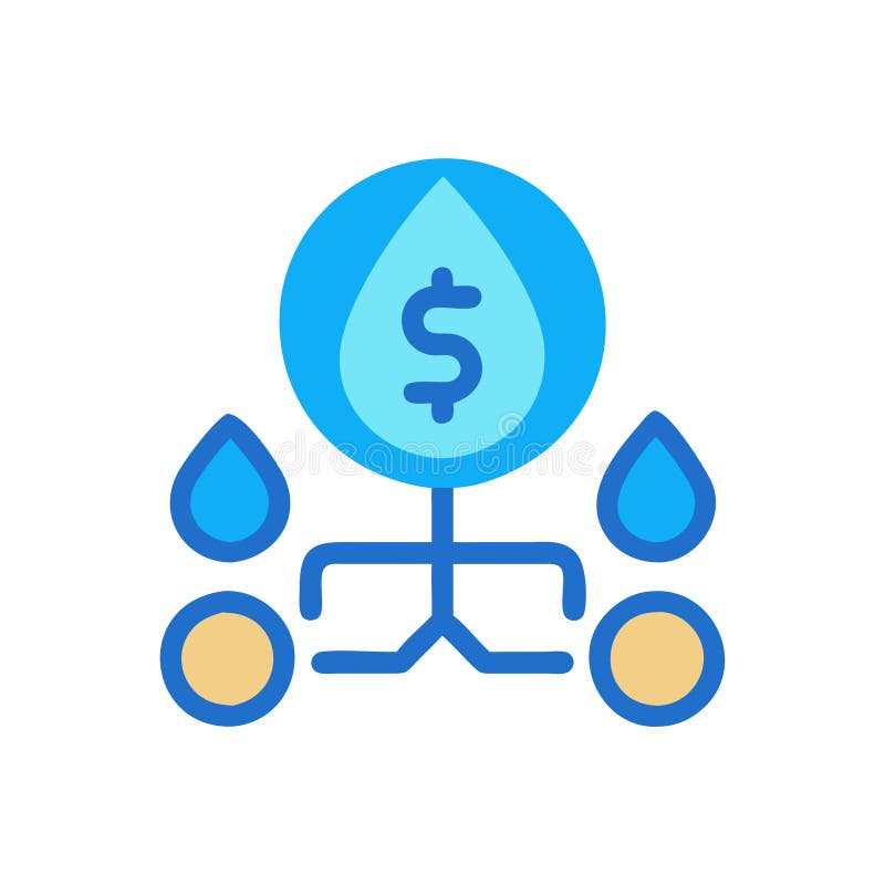 Icon for Managing Liquid Assets Stock Vector - Illustration of planning ...
