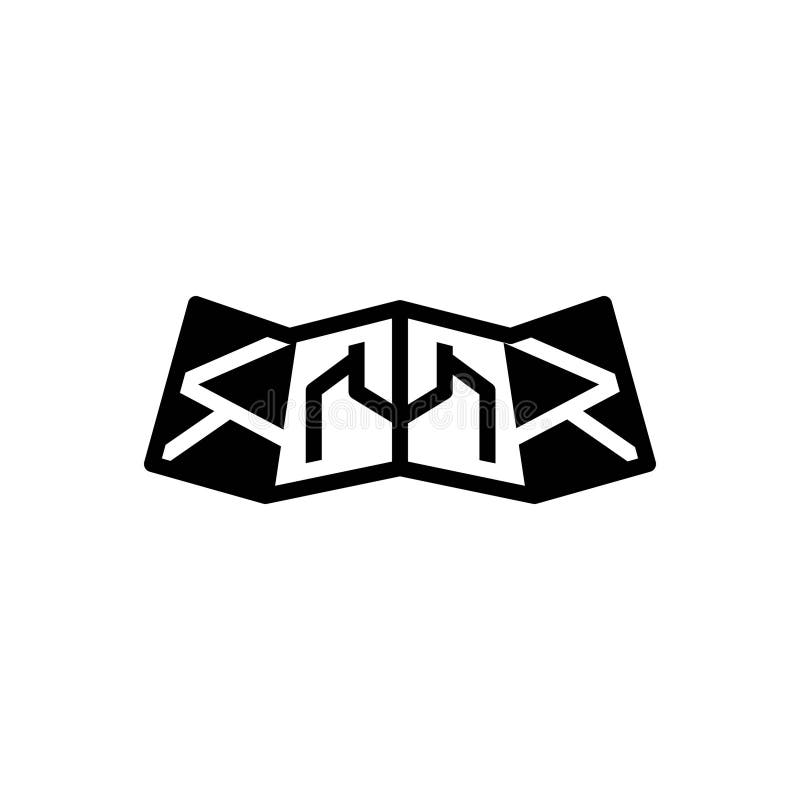 Black Solid Icon for Maps, Landmark and Location Stock Illustration ...