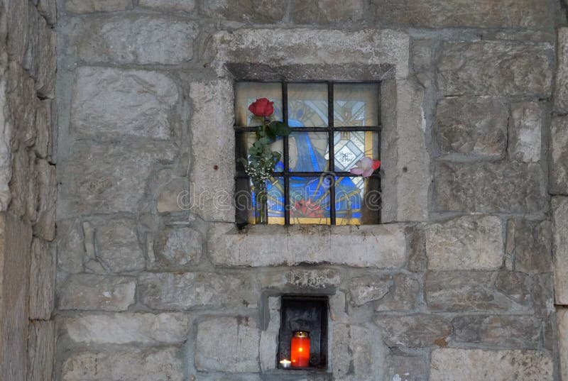 Icon of Maria Mother of Christ in Split Editorial Stock Photo - Image ...