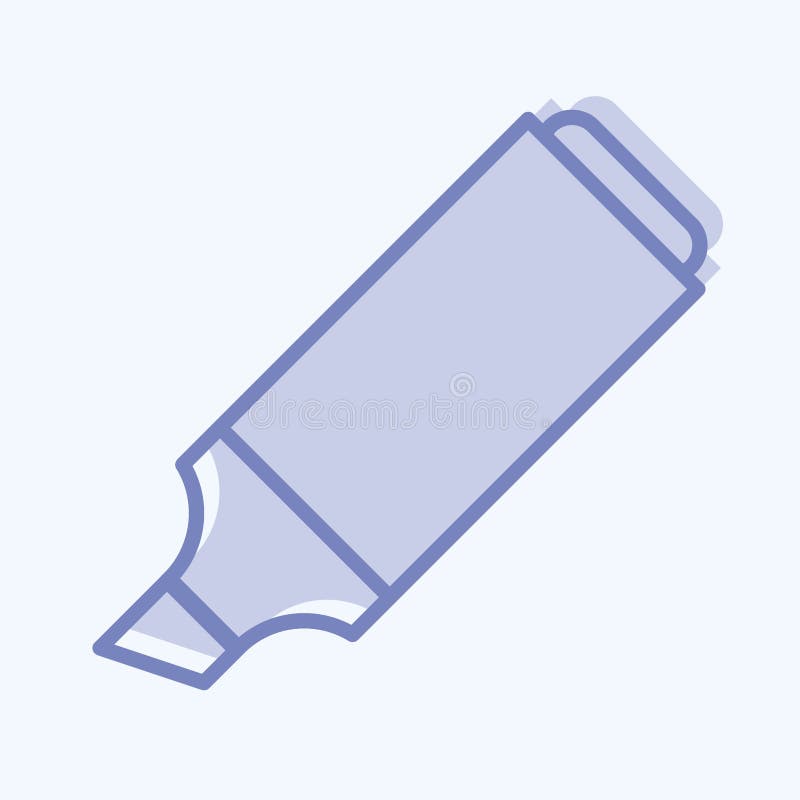 Icon Marker. Suitable for Paint Art Tools Symbol. Two Tone Style ...