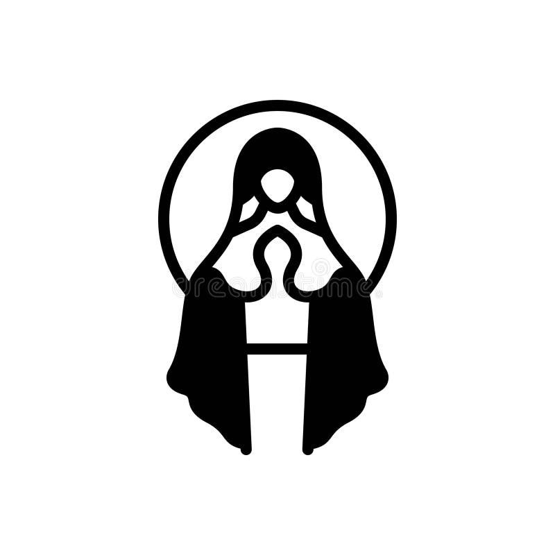 Catholic Mary Logo Stock Illustrations – 177 Catholic Mary Logo Stock ...