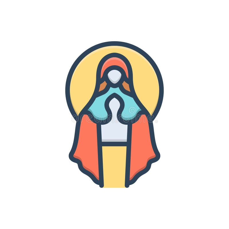 Catholic Mary Logo Stock Illustrations – 177 Catholic Mary Logo Stock ...