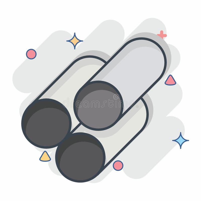 Icon Material. Related To Building Material Symbol. Comic Style. Simple ...