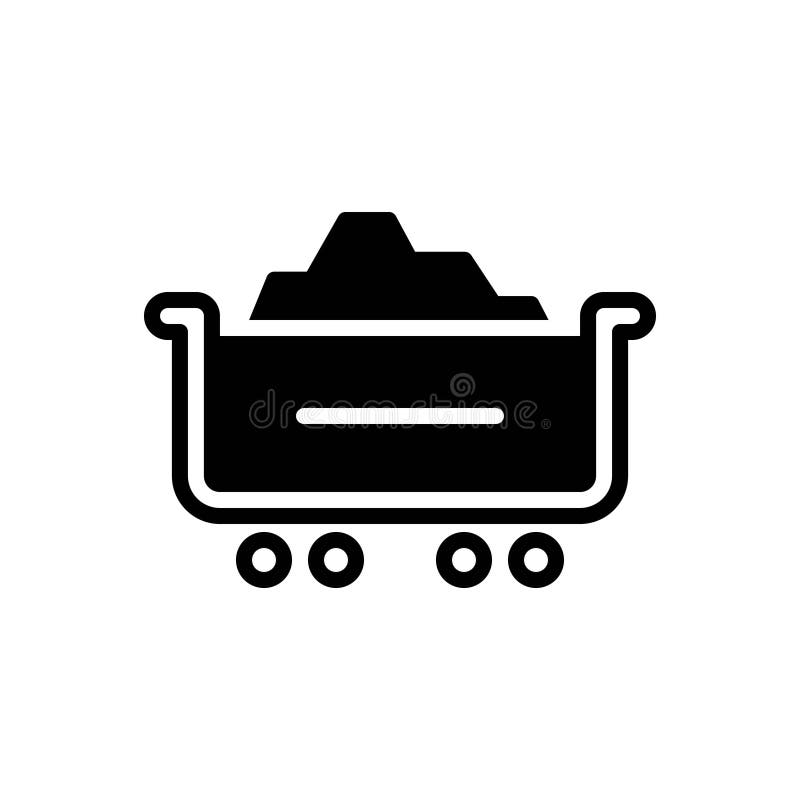 Black Solid Icon for Materials, Paraphernalia and Stuff Stock Vector ...