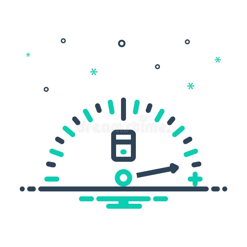 Mix Icon for Maximum, Speed and Progress Stock Vector - Illustration of ...