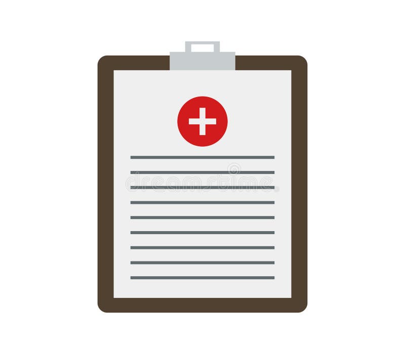 Icon Medical Report Illustrated Stock Illustrations – 19 Icon Medical ...