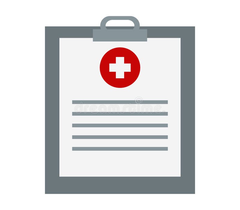 Icon Medical Report Illustrated Stock Illustrations – 19 Icon Medical ...