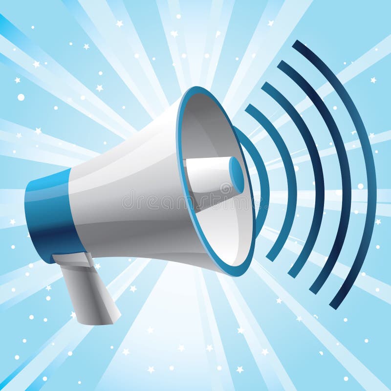 Icon Megaphone - Communication Concept Stock Illustration ...