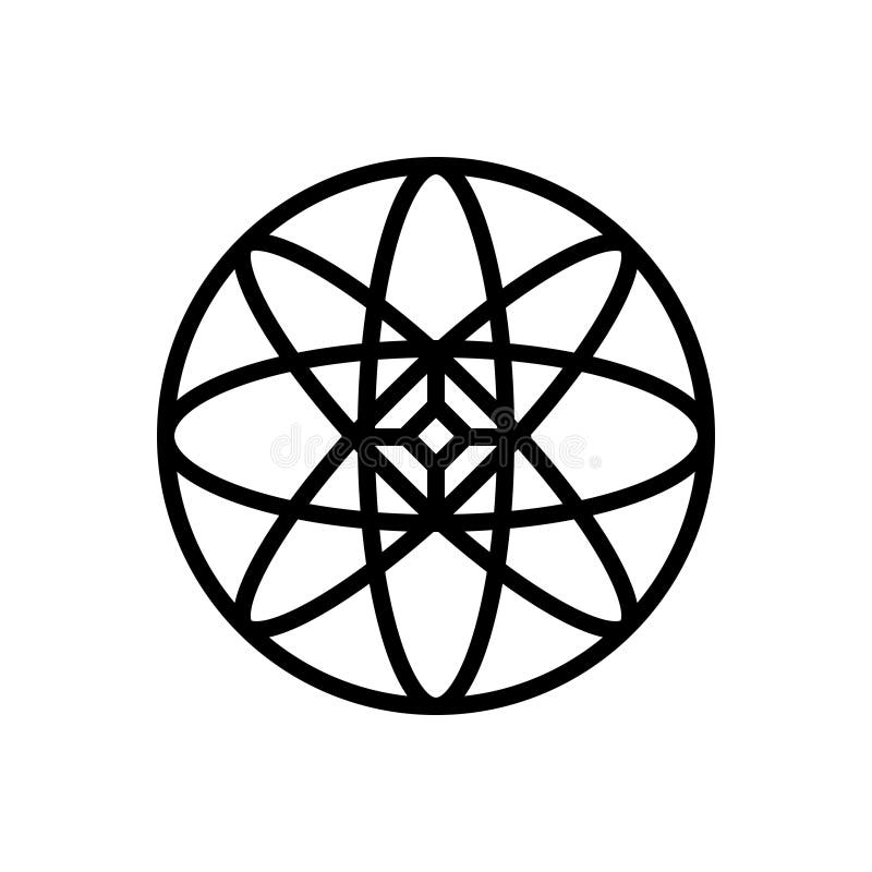 Black Line Icon for Mess, Hoopla and Fuss Stock Vector - Illustration ...