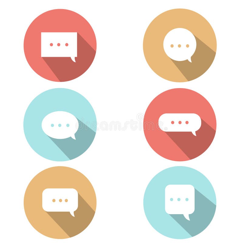 Icon message stock vector. Illustration of abstract, label - 59607573