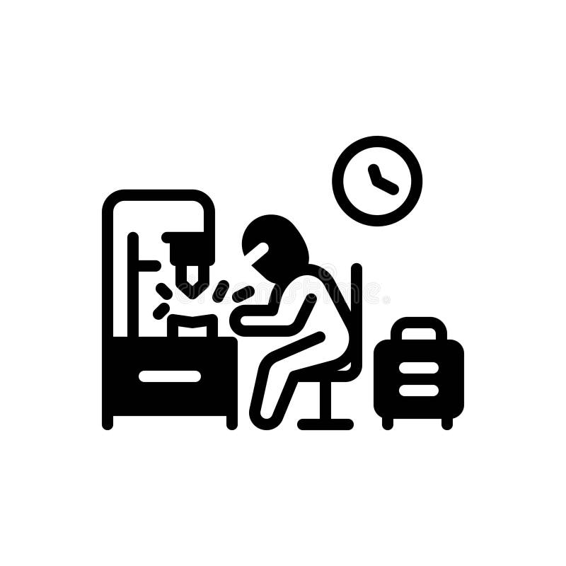 Black Solid Icon for Metal Working, Metal and Workshop Stock Vector ...