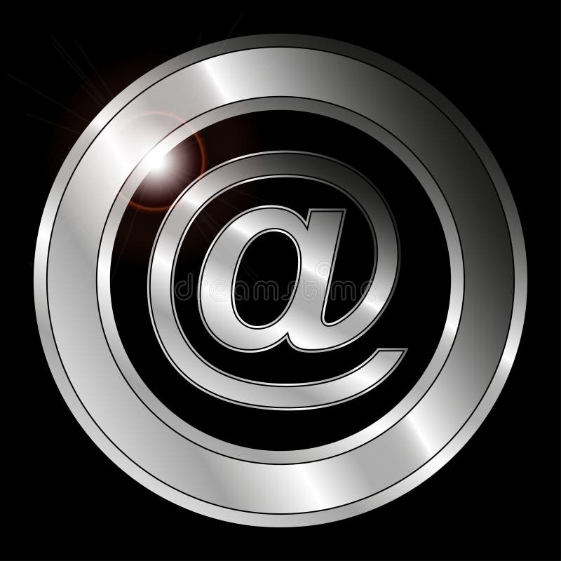 Icon Metallic Checkmark Isolated on Black Background - Vector Stock ...