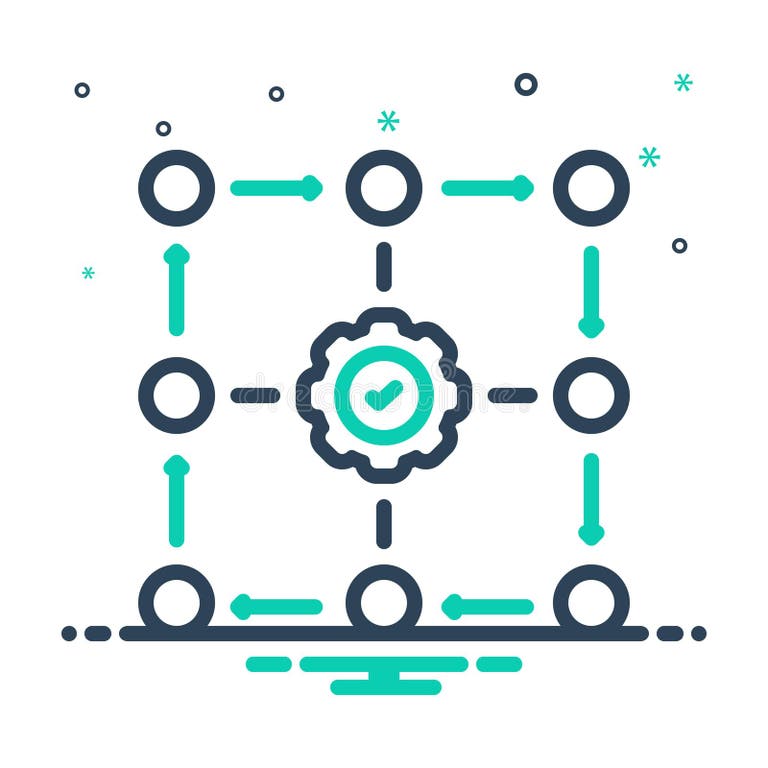Mix Icon for Methodology, Modus Operandi and Mode Stock Vector ...