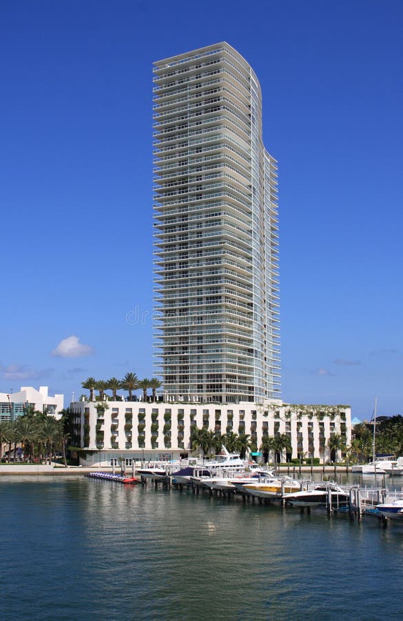 Icon Miami Beach Marina stock photo. Image of house, beach - 11257712