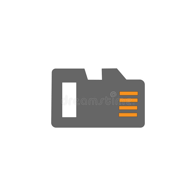 Icon Microchip Template Design Trendy Stock Illustration - Illustration ...