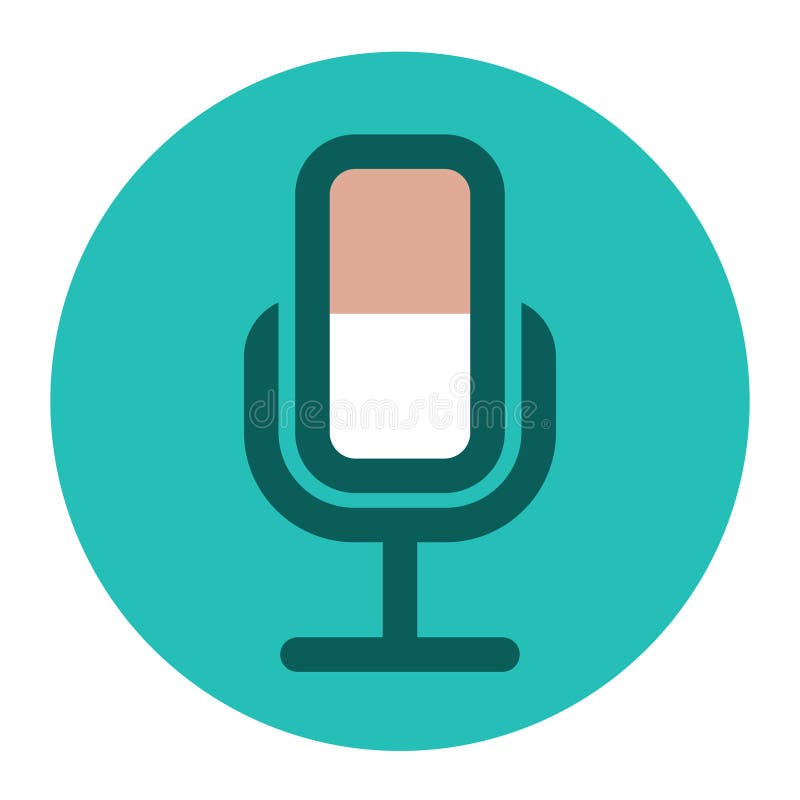 Round Microphone Stock Illustrations – 4,520 Round Microphone Stock ...