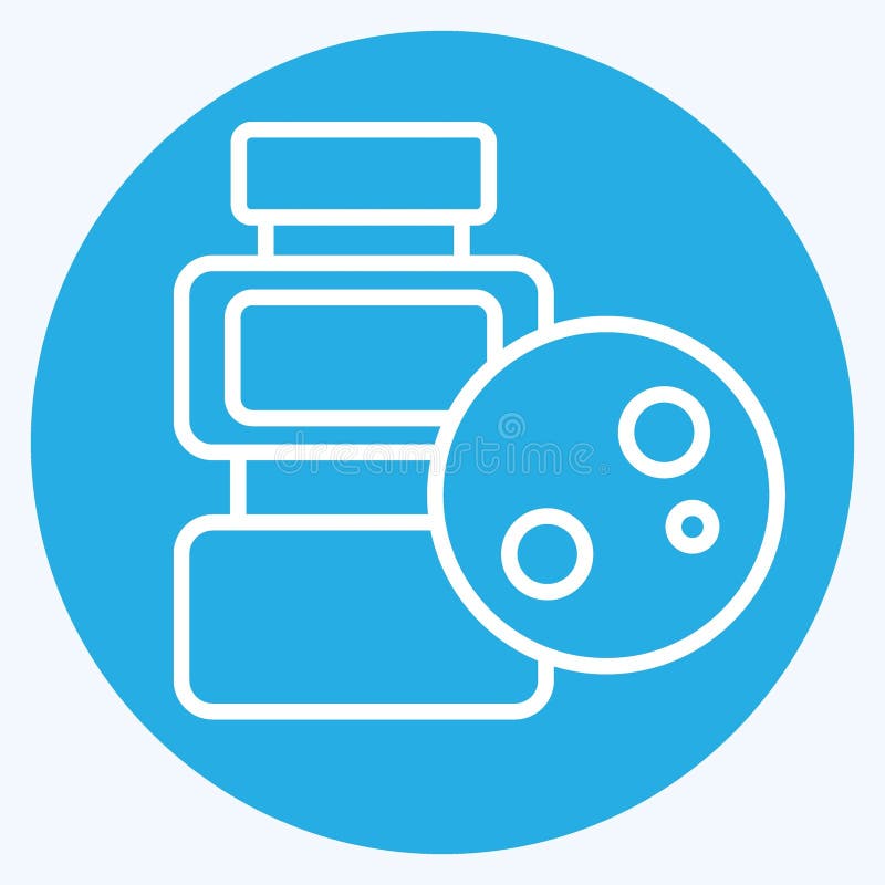 Sticker Microplastic. Related To Plastic Pollution Symbol. Simple ...