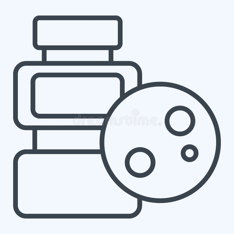 Icon Microplastic. Related To Plastic Pollution Symbol. Line Style ...