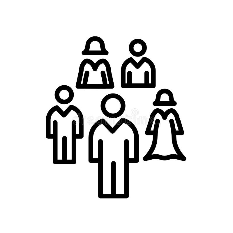 Icon for Millennials Isolated on White Background Stock Vector ...