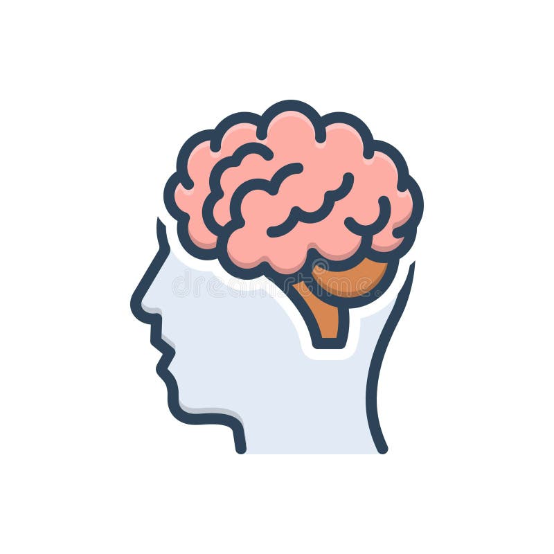 Mix Icon for Intelligence, Wisdom and Artificial Stock Vector ...