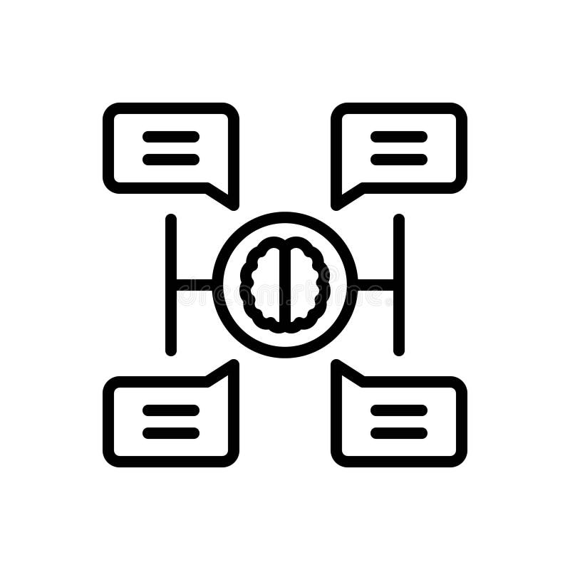 Mind Map Network Logo Stock Illustrations – 244 Mind Map Network Logo ...