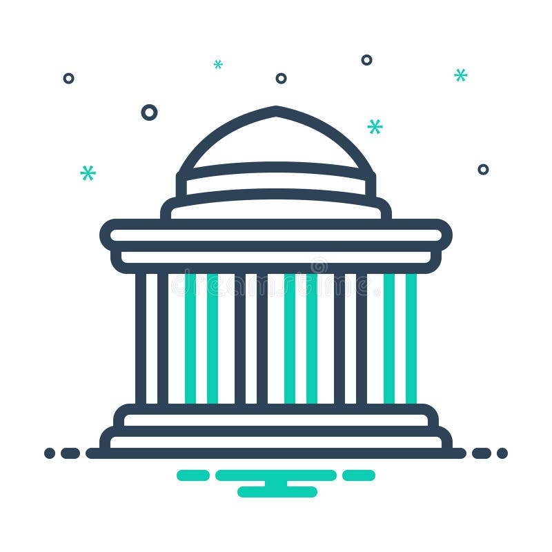 Mix Icon for Mit, Architecture and Building Stock Vector - Illustration ...