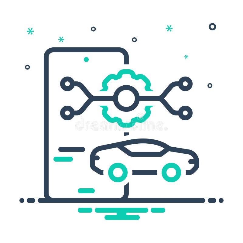 Mix Icon for Mobility, Motility and Transport Stock Vector ...