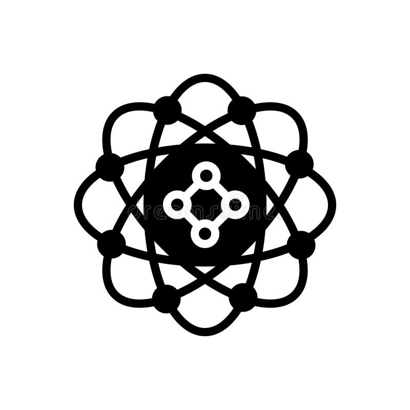 Black Solid Icon for Model, Technology and Business Stock Vector ...