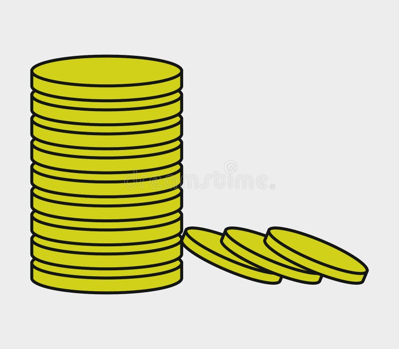 Illustrated Coin Stock Illustrations – 624 Illustrated Coin Stock ...