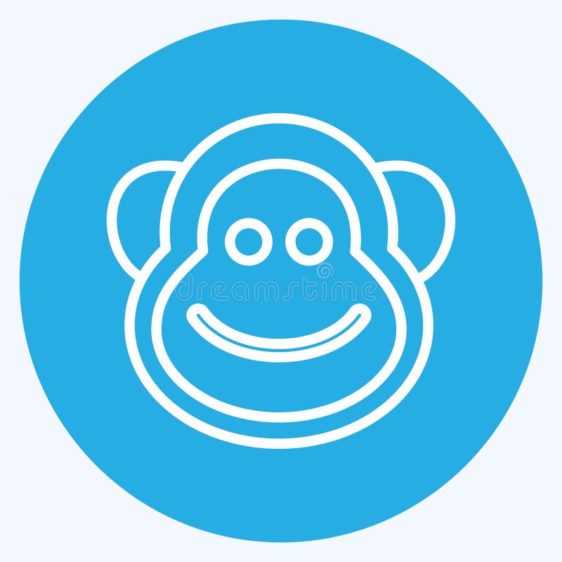 Icon monkey reading a book stock vector. Illustration of clpart - 60413470