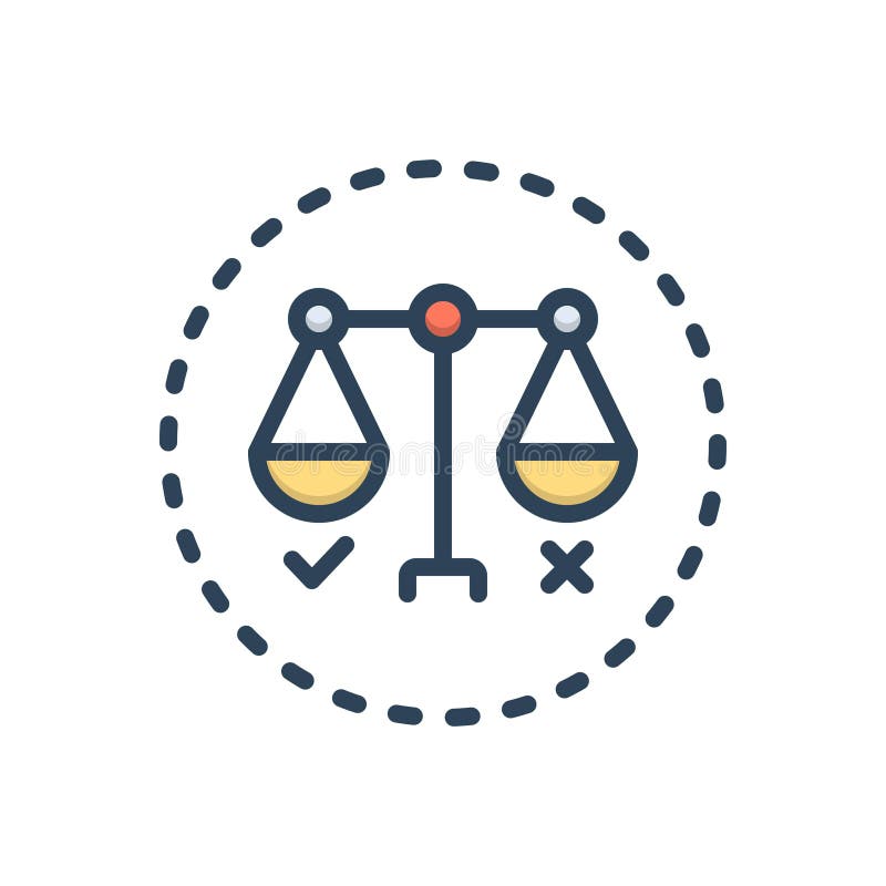 Color Illustration Icon for Moral, Ethical and Principle Stock ...